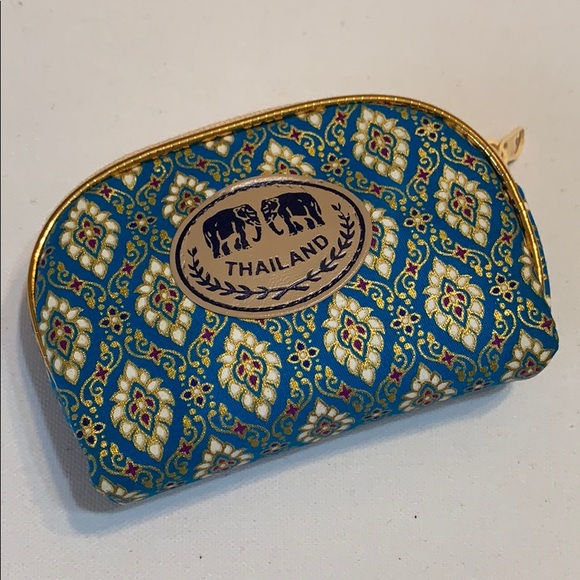 Bags | Blue Gold Change Purse | Poshmark